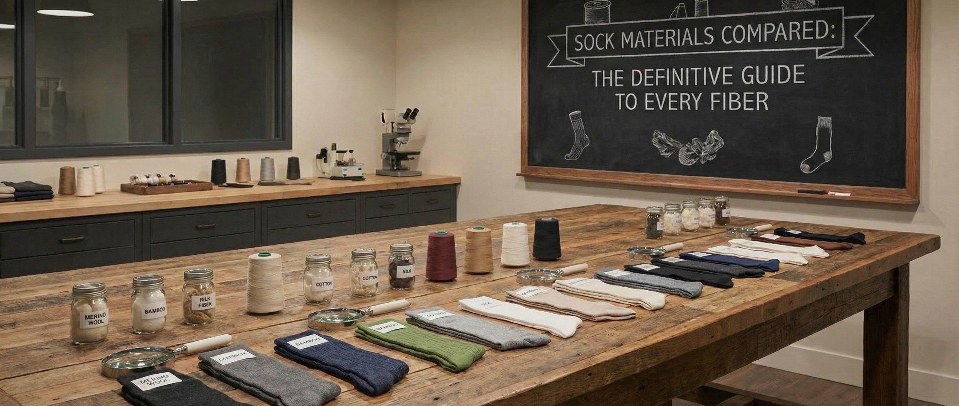 Every Sock Material, Compared: A Sock Manufacturer's Fiber Guide (2026)