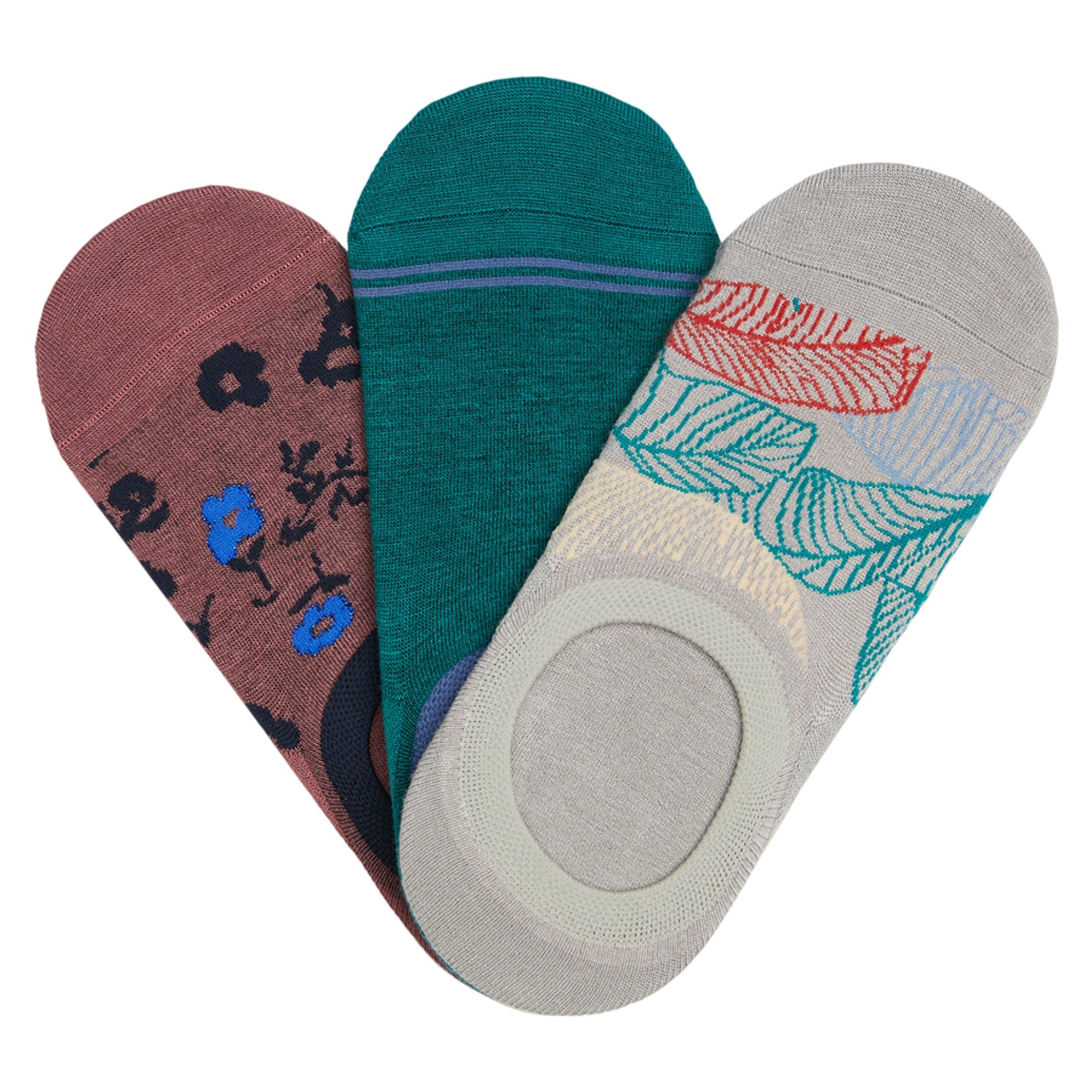 No Show Socks 3-Pack | Non-Slip Comfort
